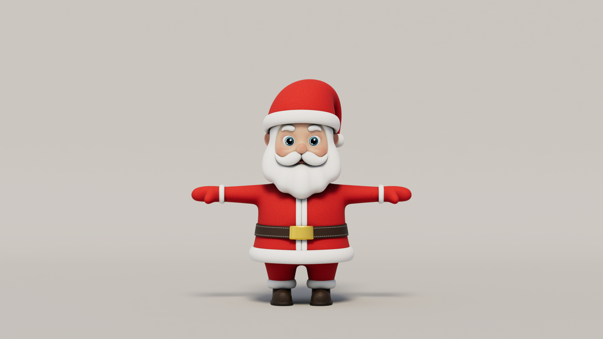 3D Rigged Cartoon Santa Claus Model - TurboSquid 2322583