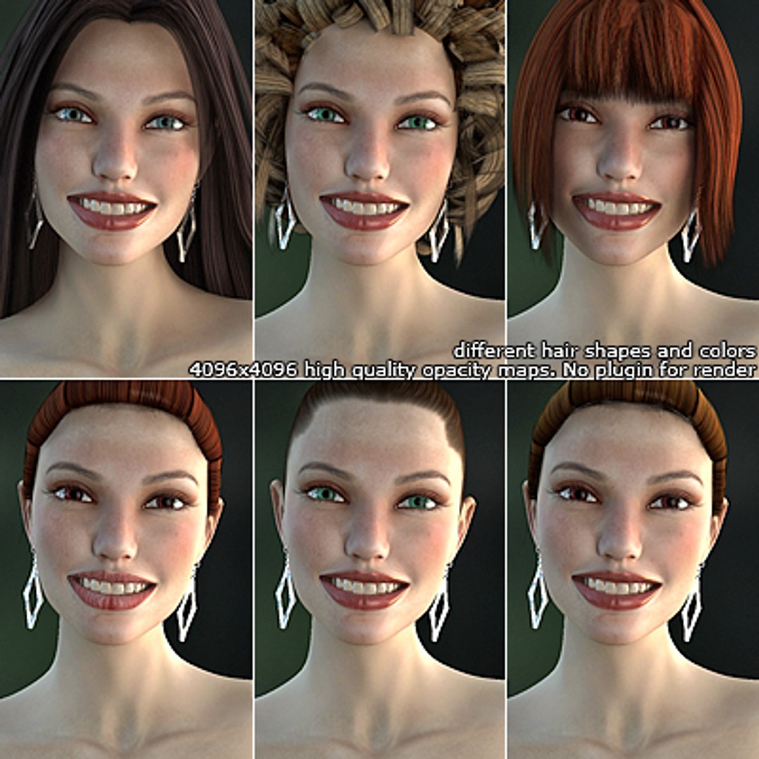 female body amy v2 3d model