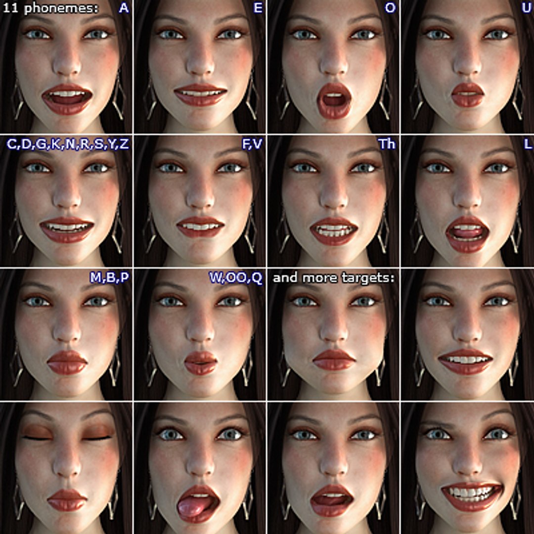 female body amy v2 3d model