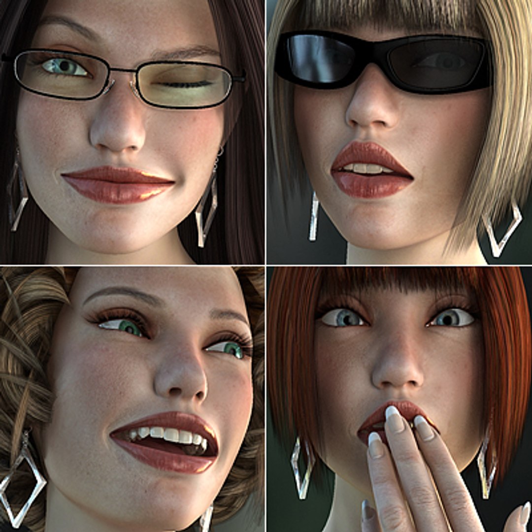 female body amy v2 3d model