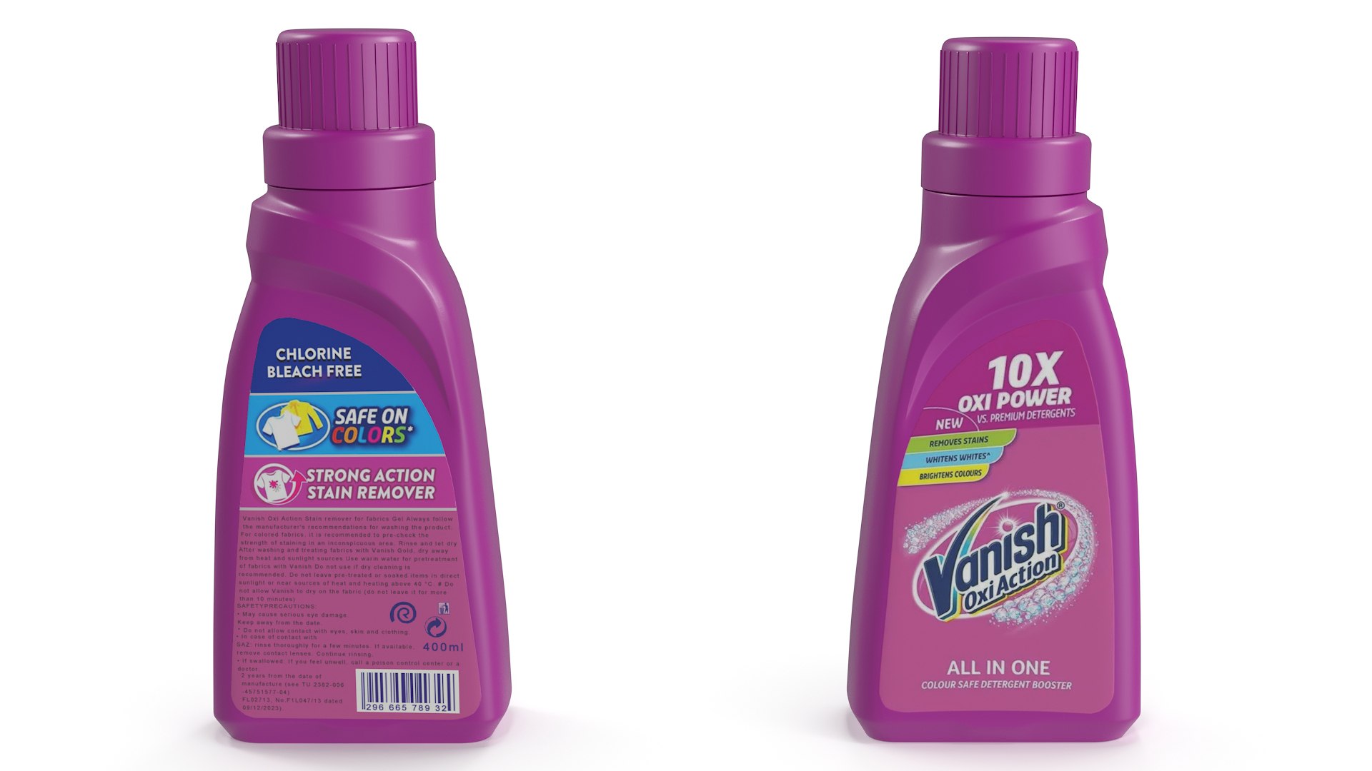 3D Vanish Stain Remover Bottle 400ml - TurboSquid 2311812