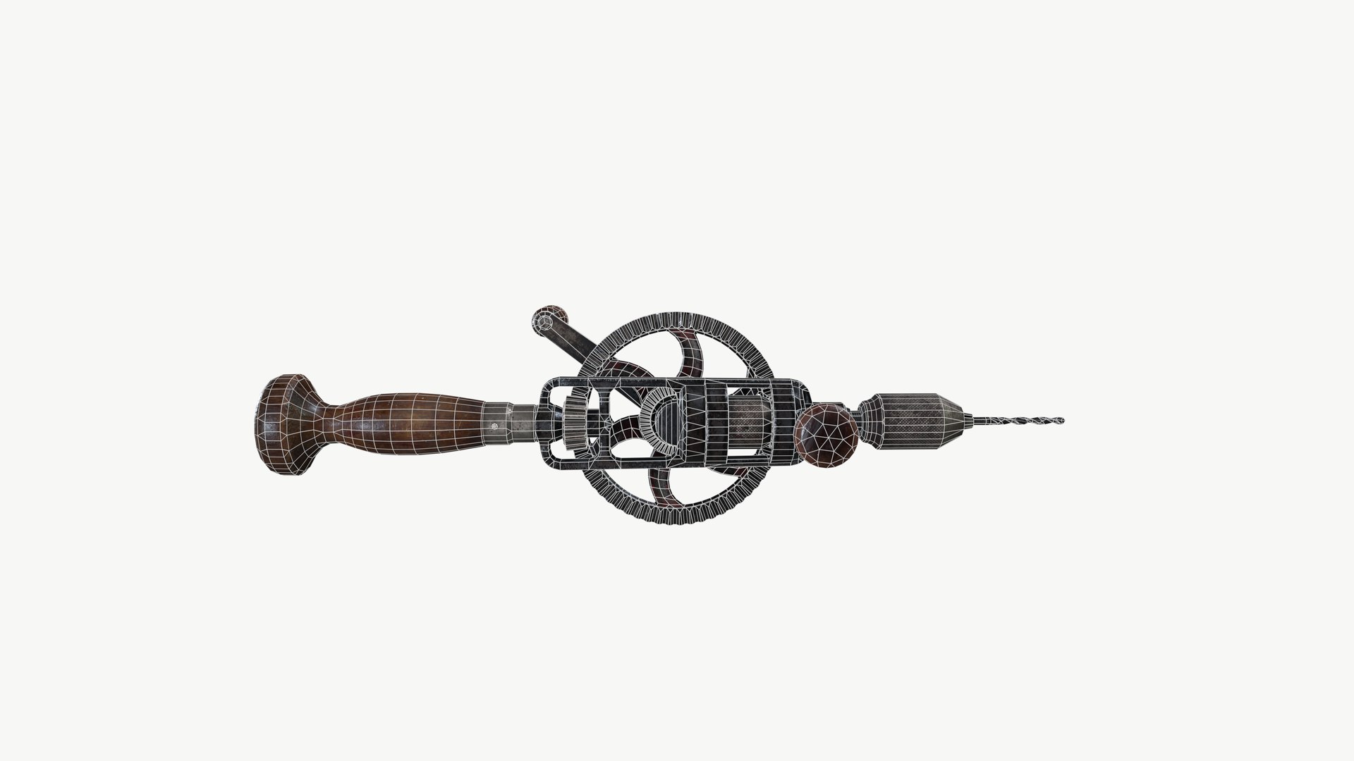 Manual Hand Drill Machine 3D Model - TurboSquid 2301546