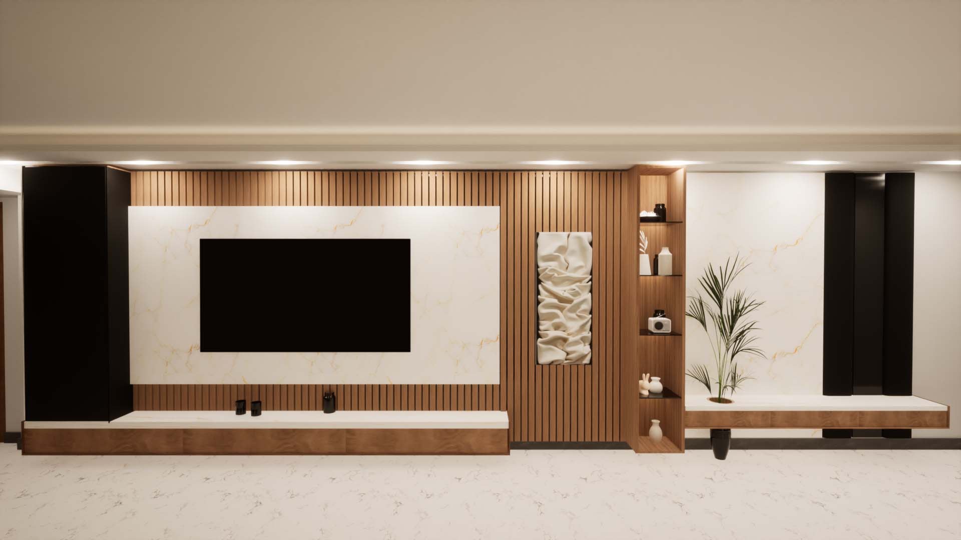 3D Modern TV UNITE Model - TurboSquid 1985590