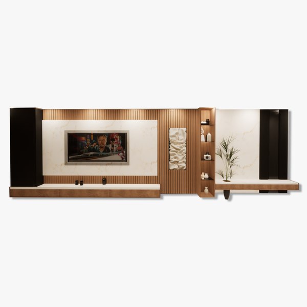 3D Modern TV UNITE model - TurboSquid 1985590