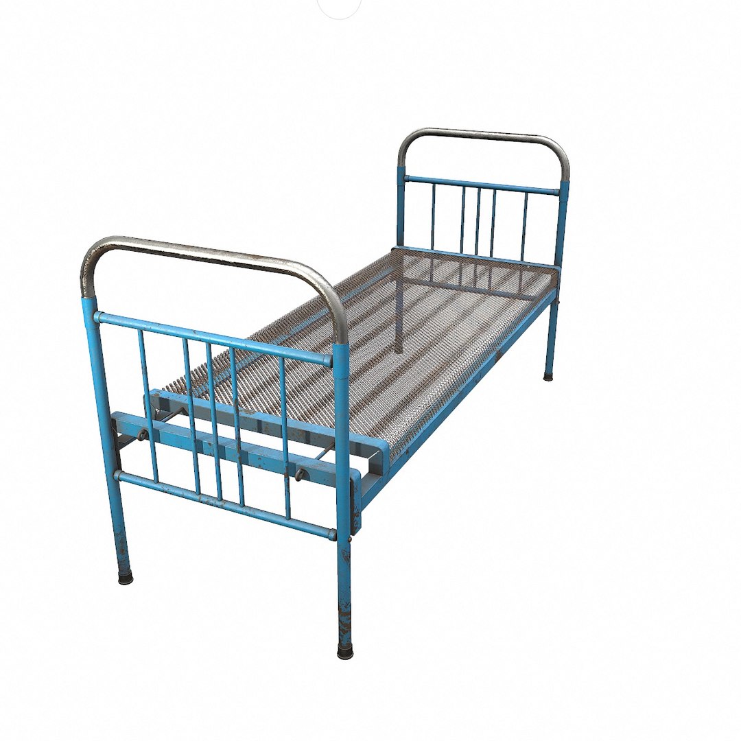 fbx rusty iron bed