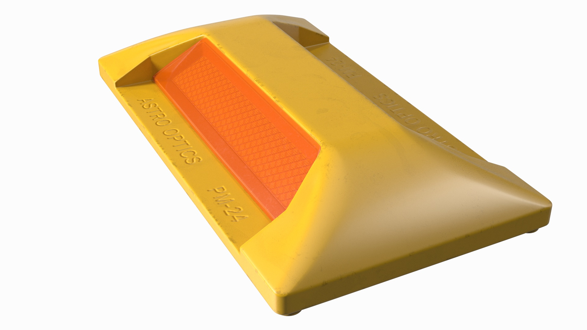 3D Orange Reflective Road Stud - TurboSquid 2075493