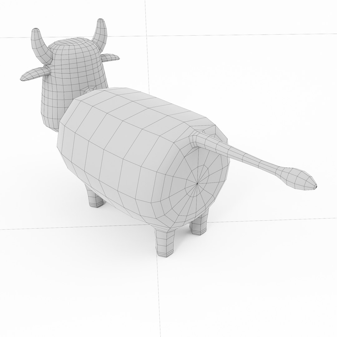 Cow Cartoon Animal 3d Model 3D Model - TurboSquid 1996774