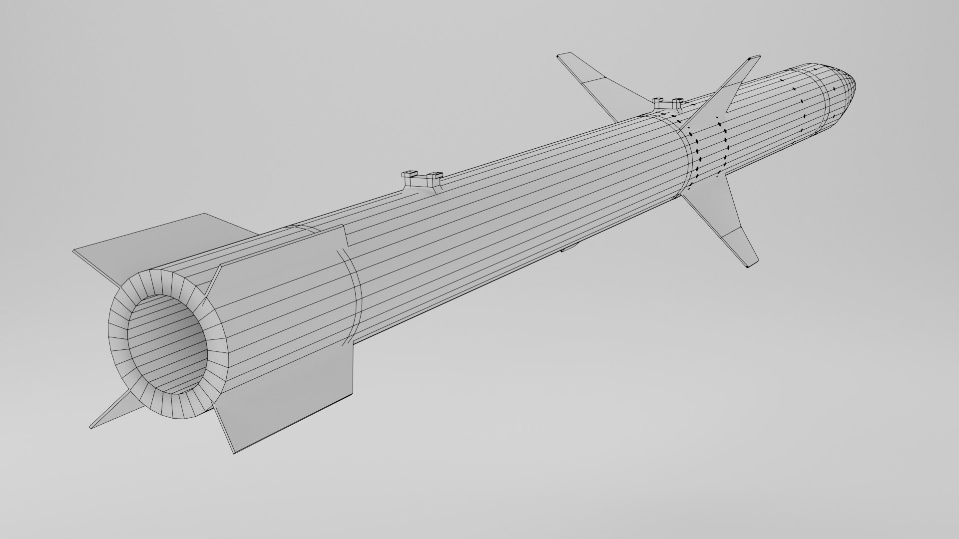 3D Model Agm-88 Harm Missile - TurboSquid 1240655