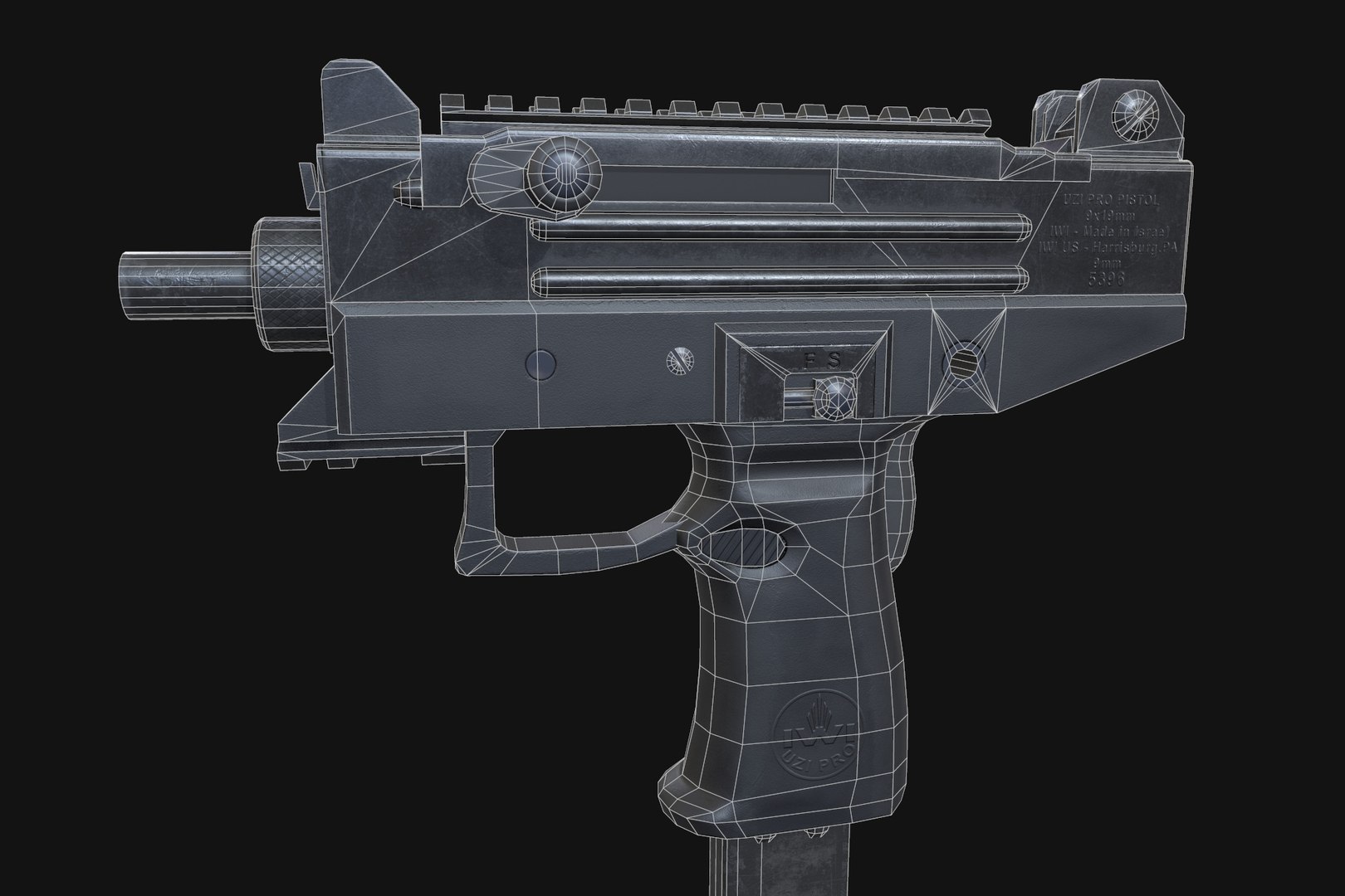 3D UZI Pro Model - TurboSquid 1819007