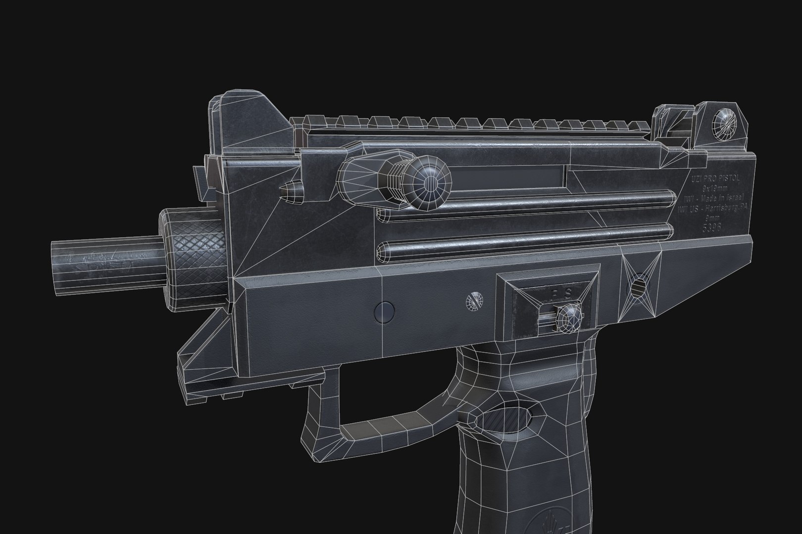 3D UZI Pro Model - TurboSquid 1819007