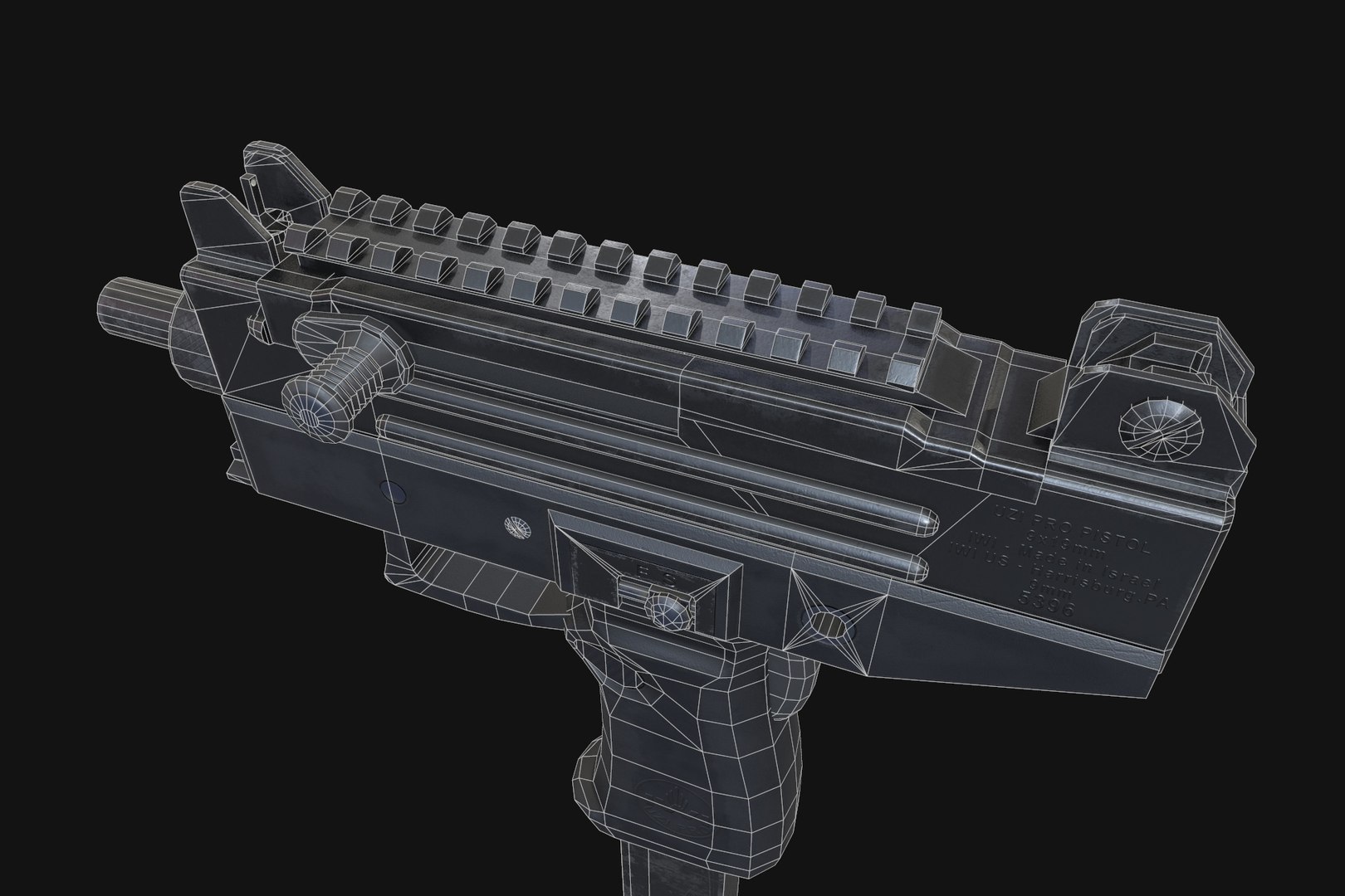 3D UZI Pro Model - TurboSquid 1819007