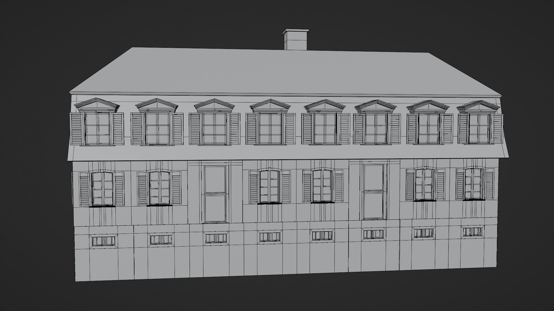 European Building 3D Model - TurboSquid 2041359