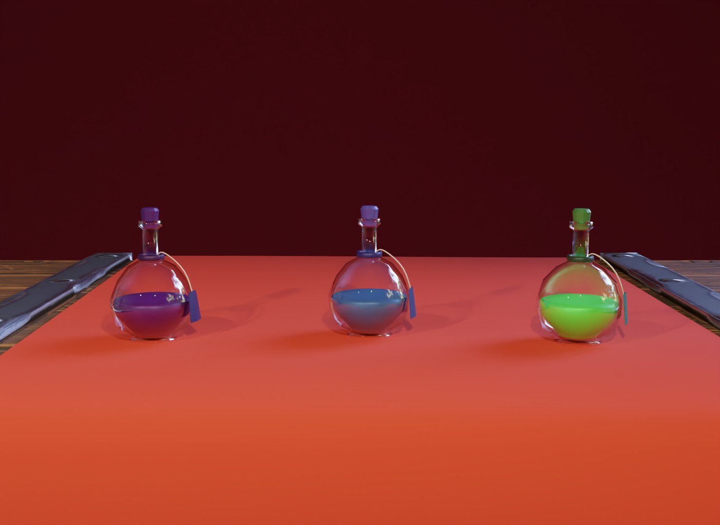 3D Low Poly Potion Bottle Asset - TurboSquid 1973757