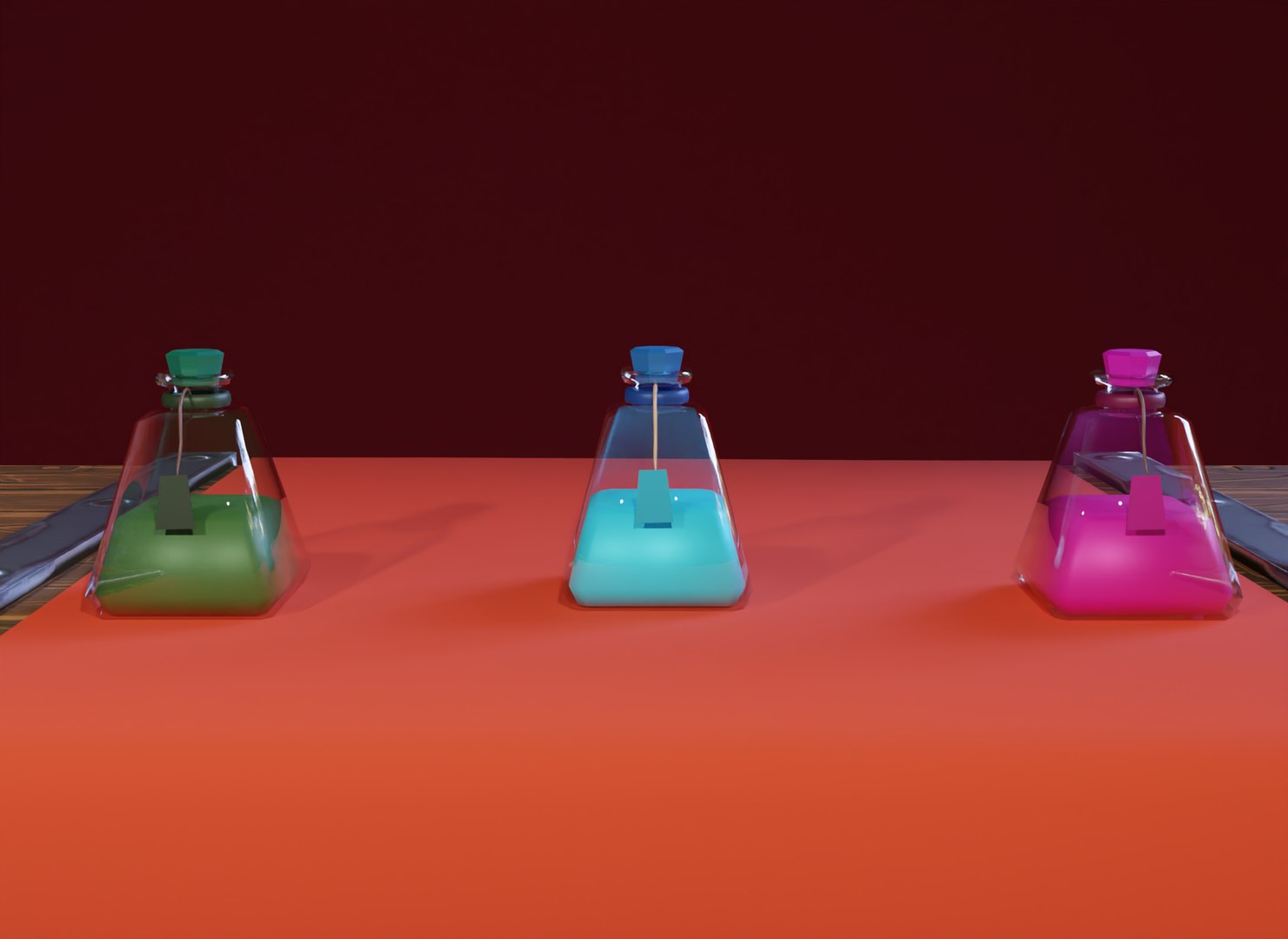 3D Low Poly Potion Bottle Asset - TurboSquid 1973757