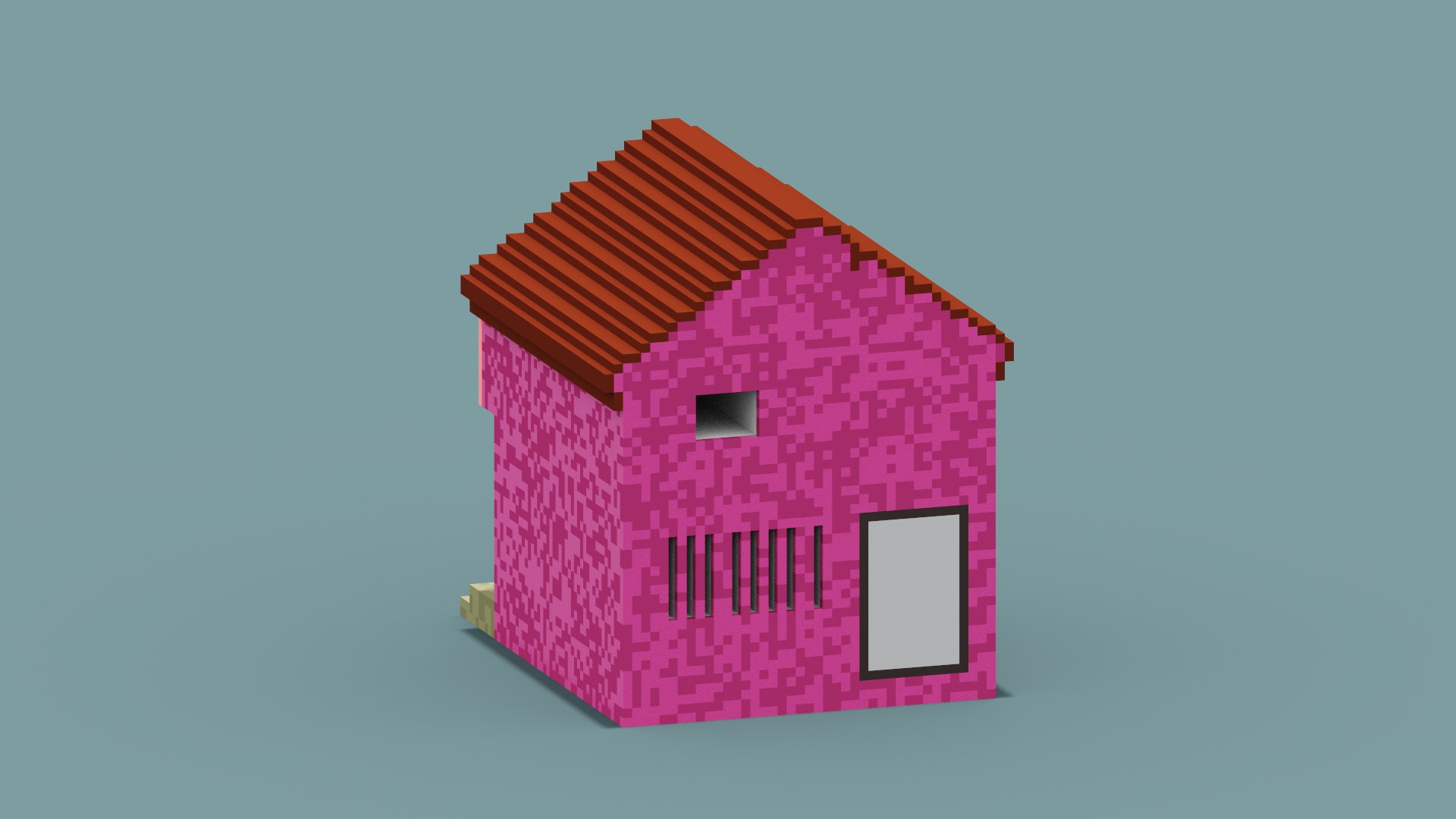 3D Voxel House - TurboSquid 1843636