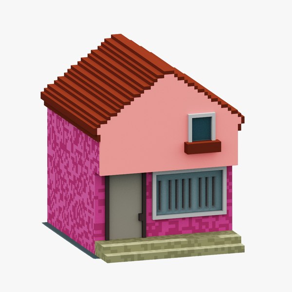 3D Voxel House - TurboSquid 1843636