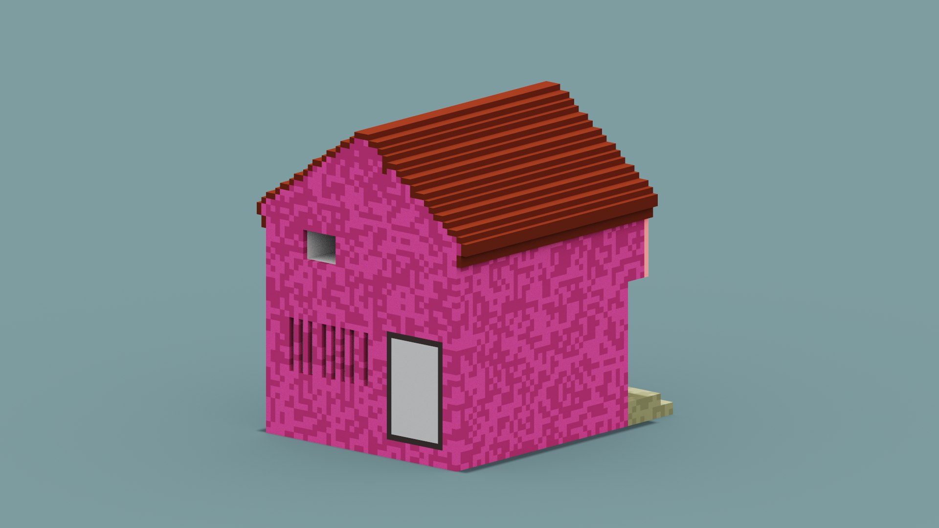 3D Voxel House - TurboSquid 1843636