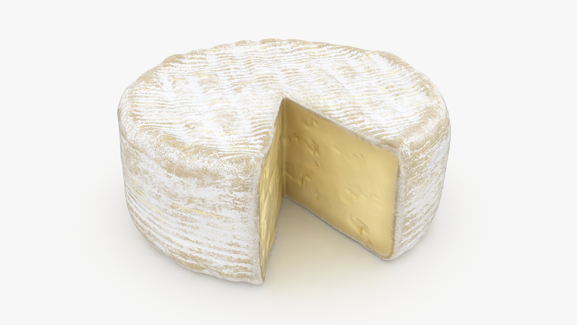 3D Wheel Of Brie Cheese Cut - TurboSquid 1986649