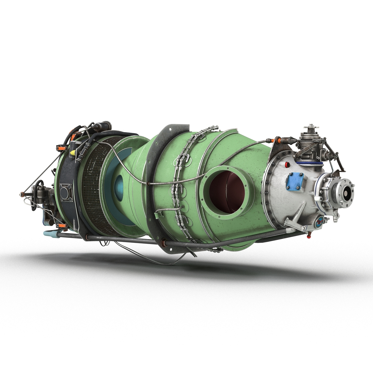 3d model turboprop aircraft engine canada