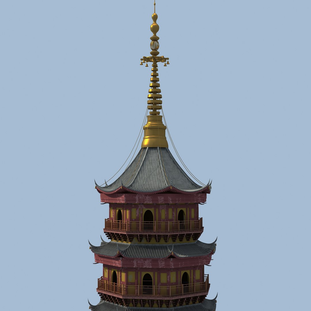 Chinese Tower 3D Model - TurboSquid 1330085