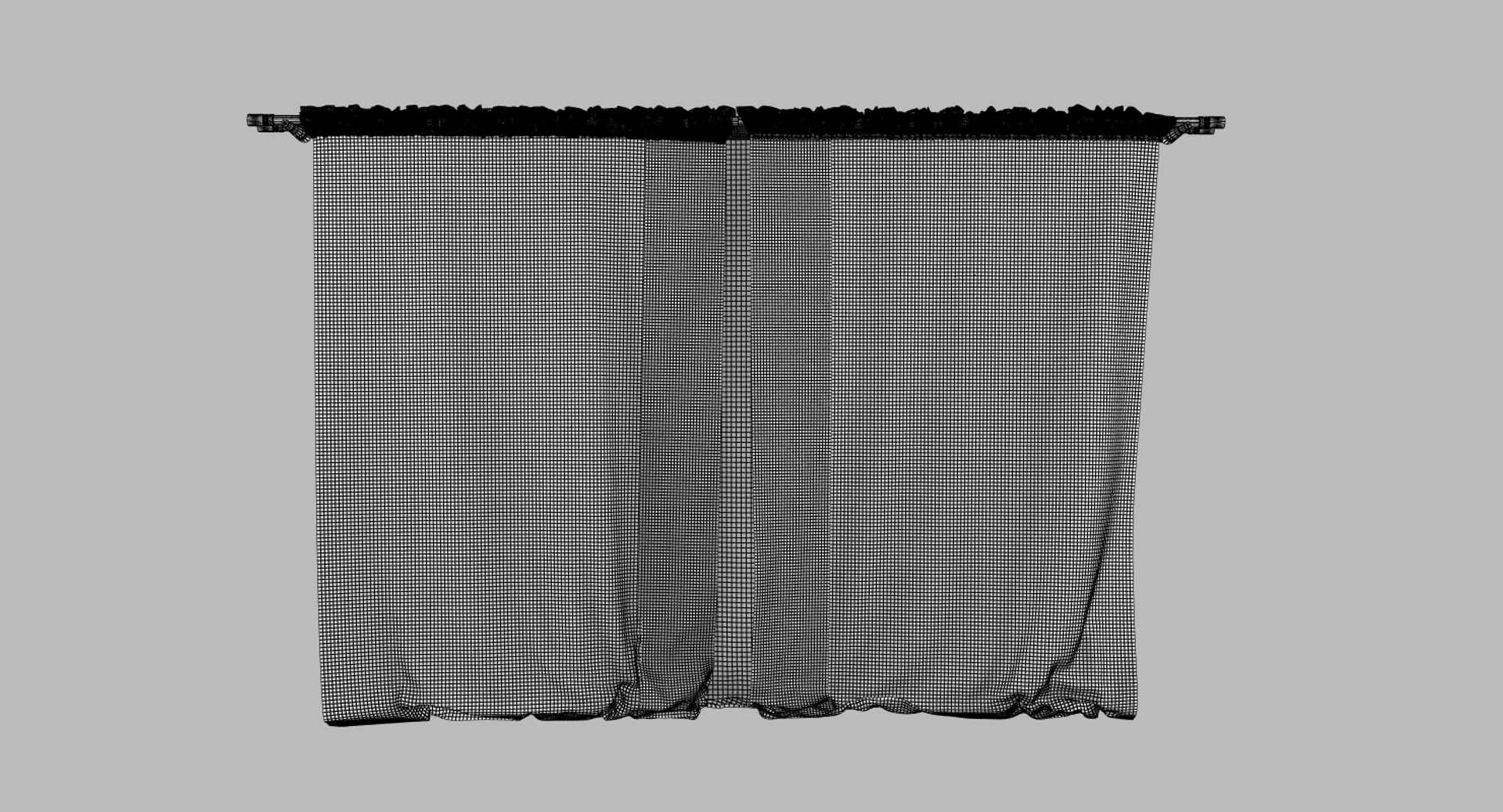 Designer Curtain Velvet 3D - TurboSquid 1238451