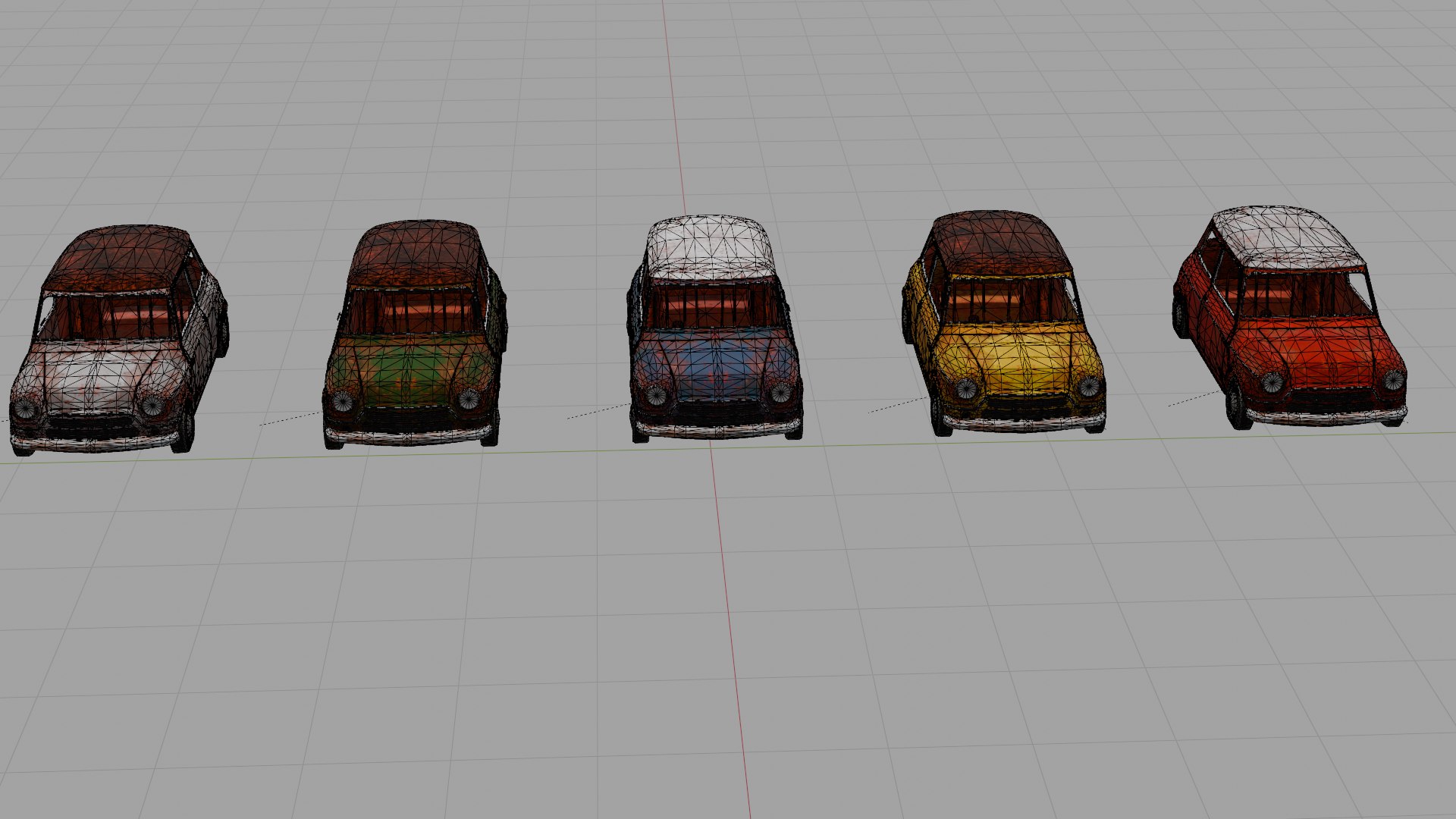 3D Model Old Rusted Cars - TurboSquid 2208188