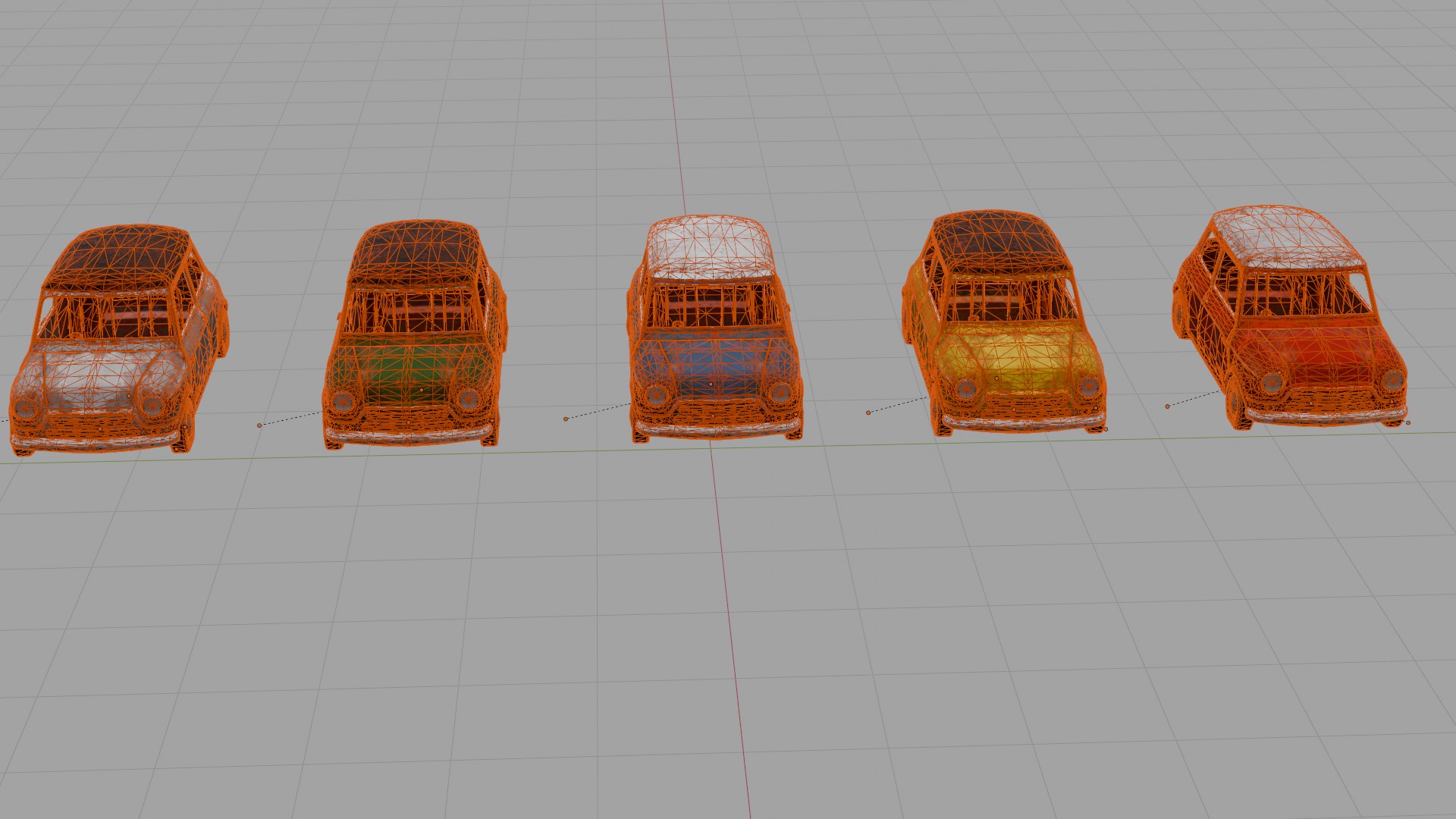 3D Model Old Rusted Cars - TurboSquid 2208188
