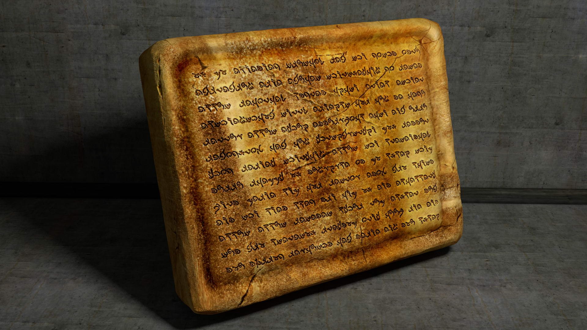 Stone plate runes 3D - TurboSquid 1212714