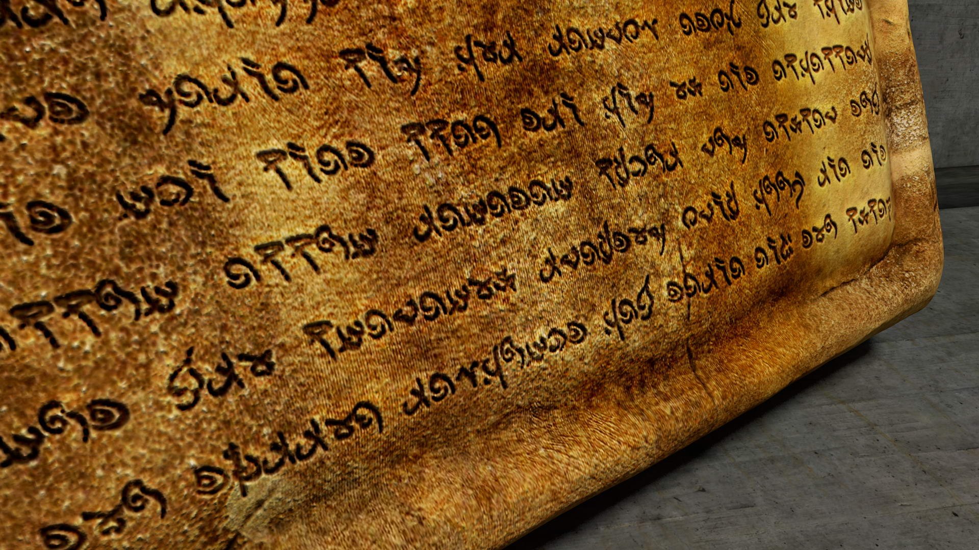 Stone Plate Runes 3D - TurboSquid 1212714