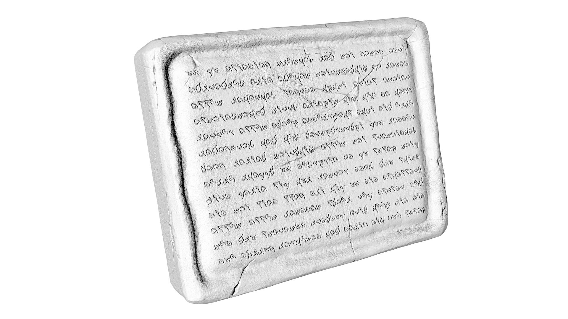 Stone Plate Runes 3D - TurboSquid 1212714