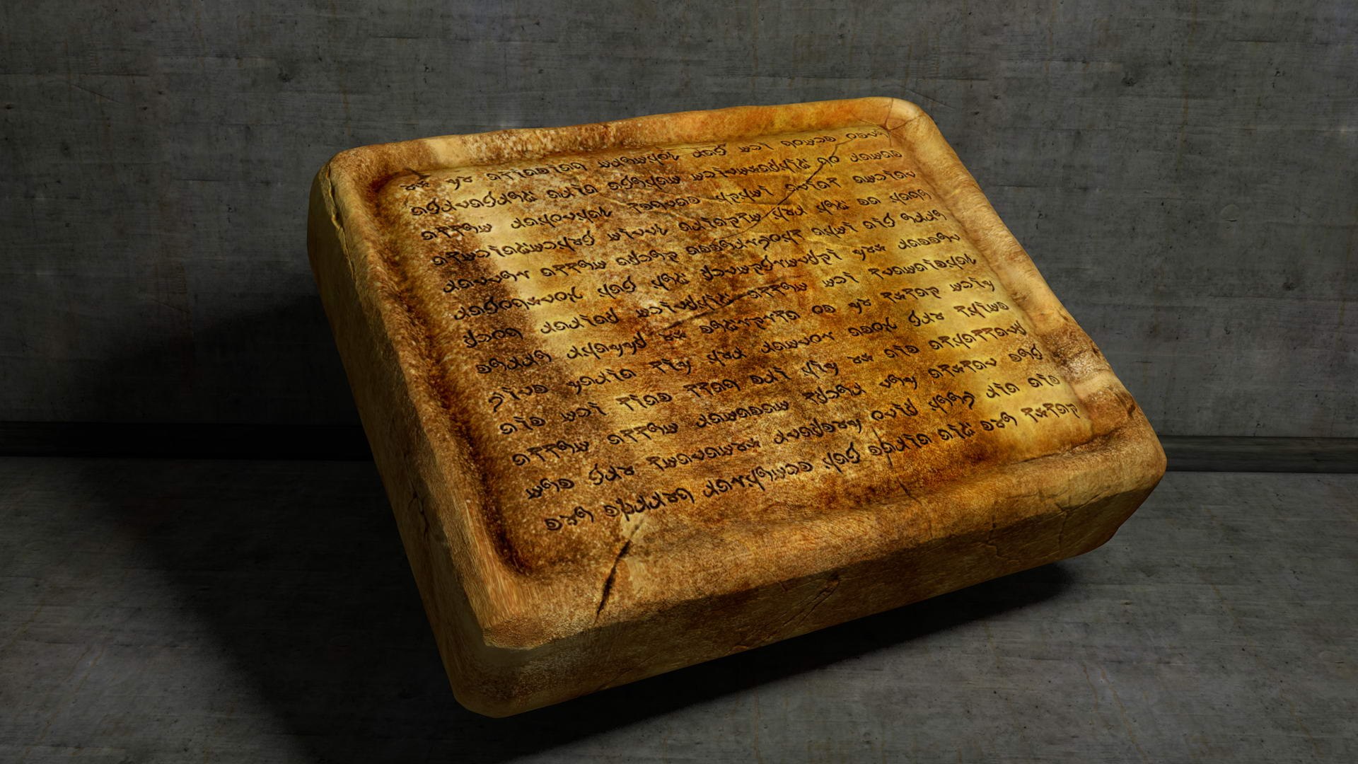 Stone Plate Runes 3D - TurboSquid 1212714