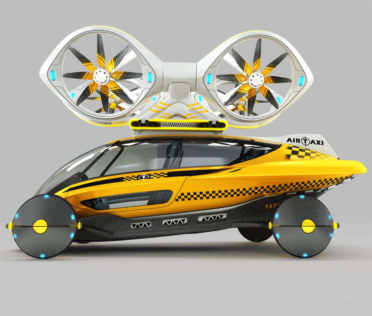 Individual aircraft taxi 3D model - TurboSquid 1353099
