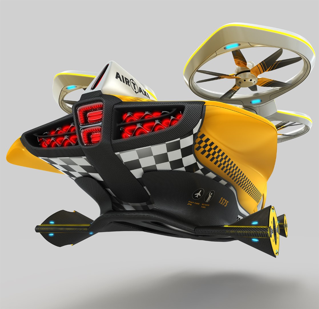 Individual aircraft taxi 3D model - TurboSquid 1353099