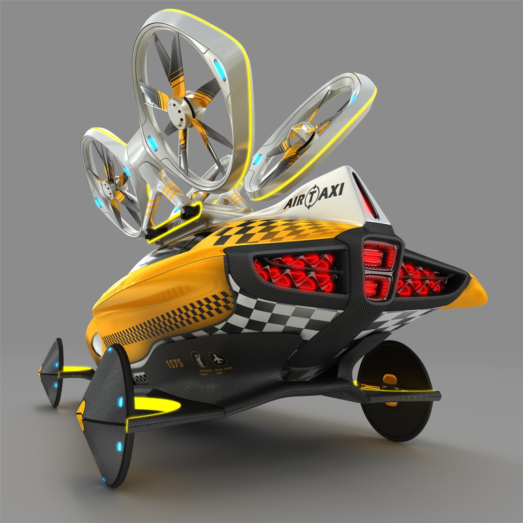 Individual aircraft taxi 3D model - TurboSquid 1353099