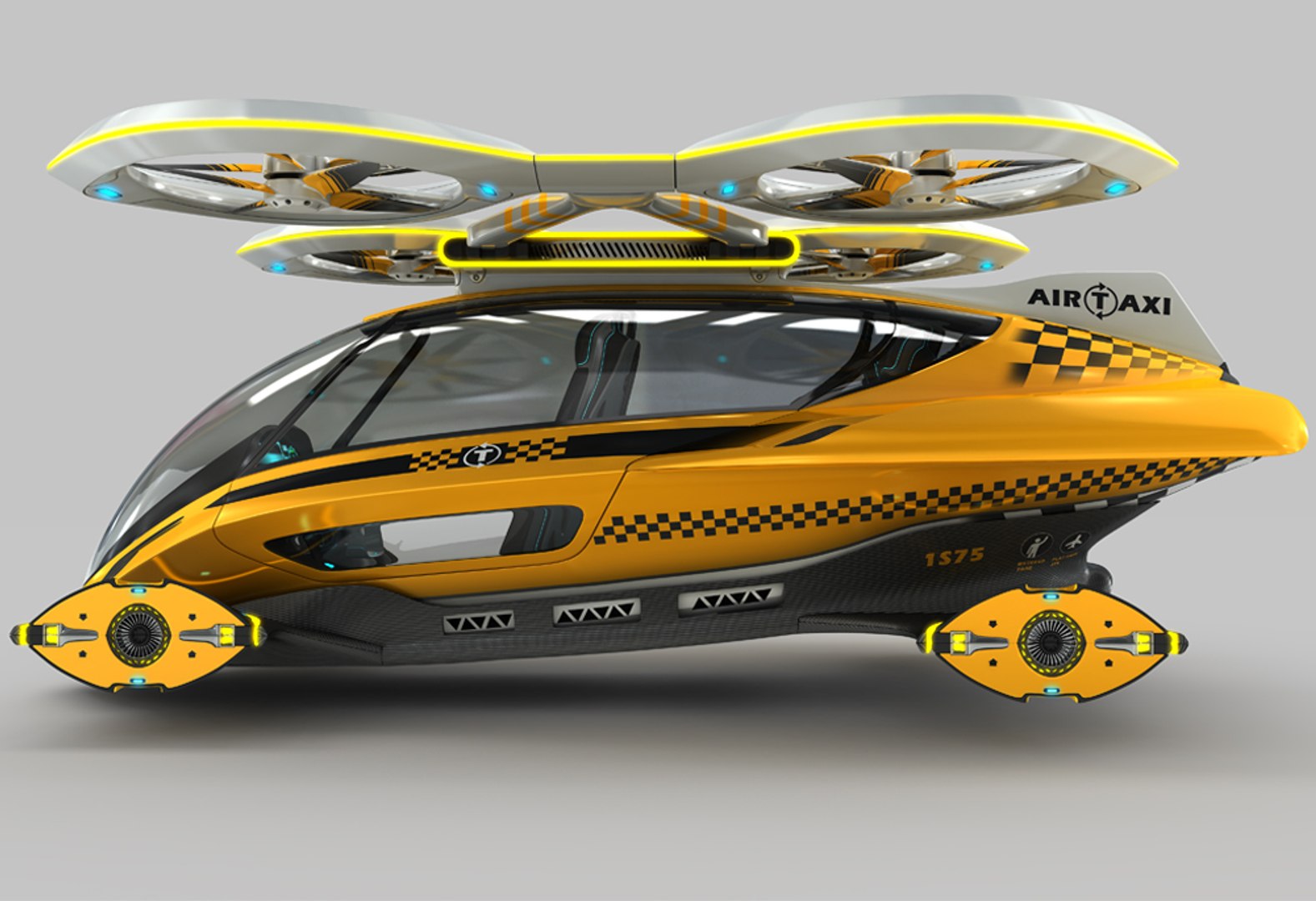 Individual aircraft taxi 3D model - TurboSquid 1353099