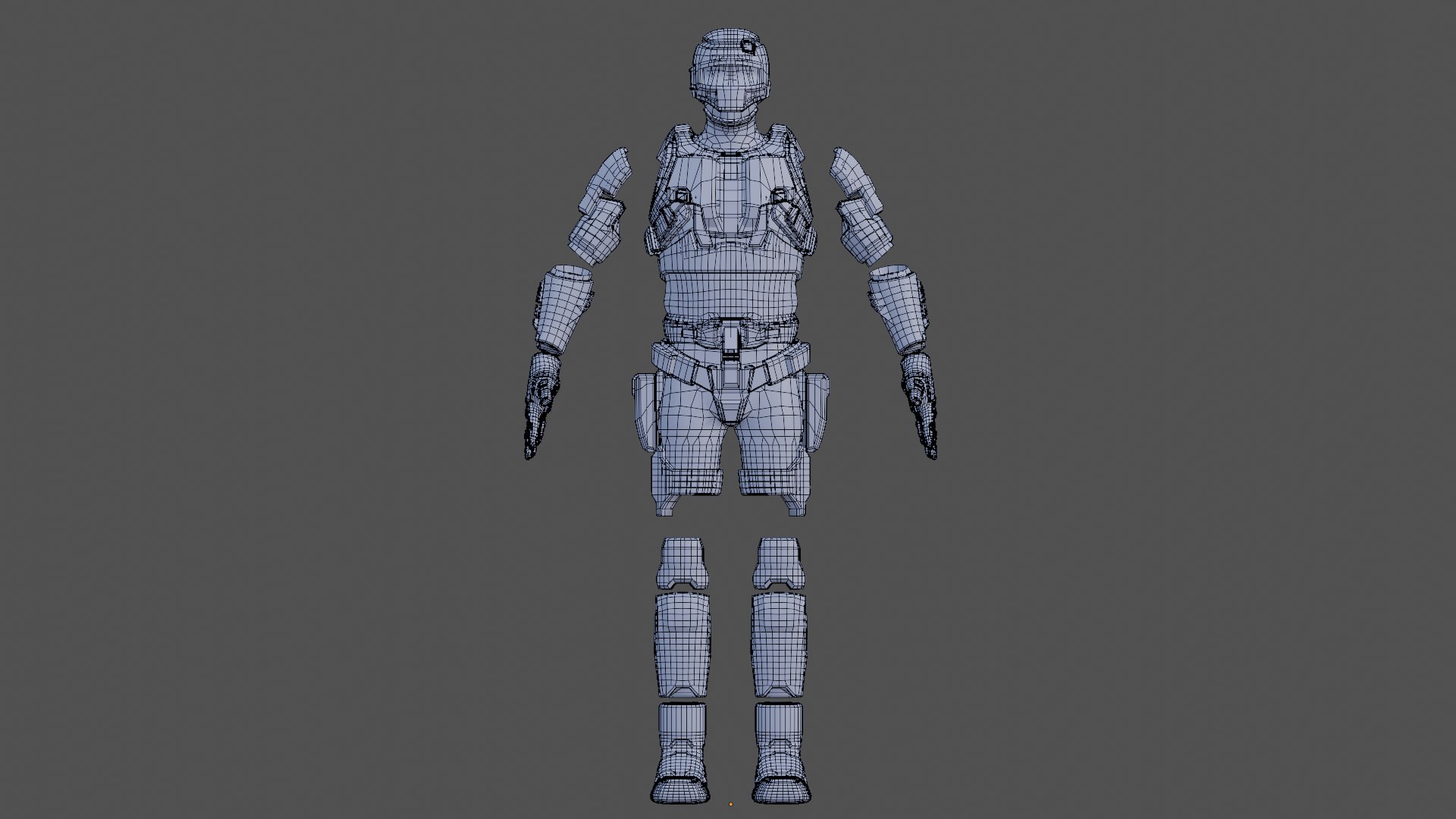 3D Futuristic Combat Exo-Suit Tactical Armor Concept Design ...