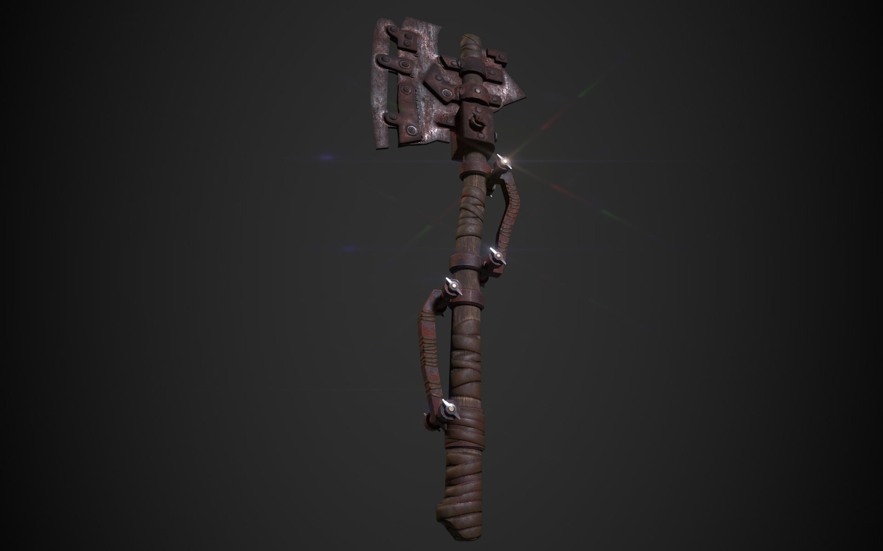 3D Model AXE For Zombie Games - TurboSquid 1968882
