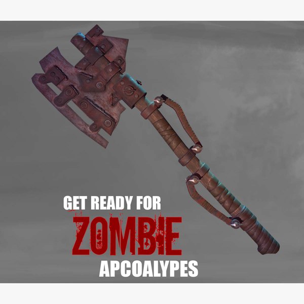 AXE for zombie games 3D 모델 - TurboSquid 1968882