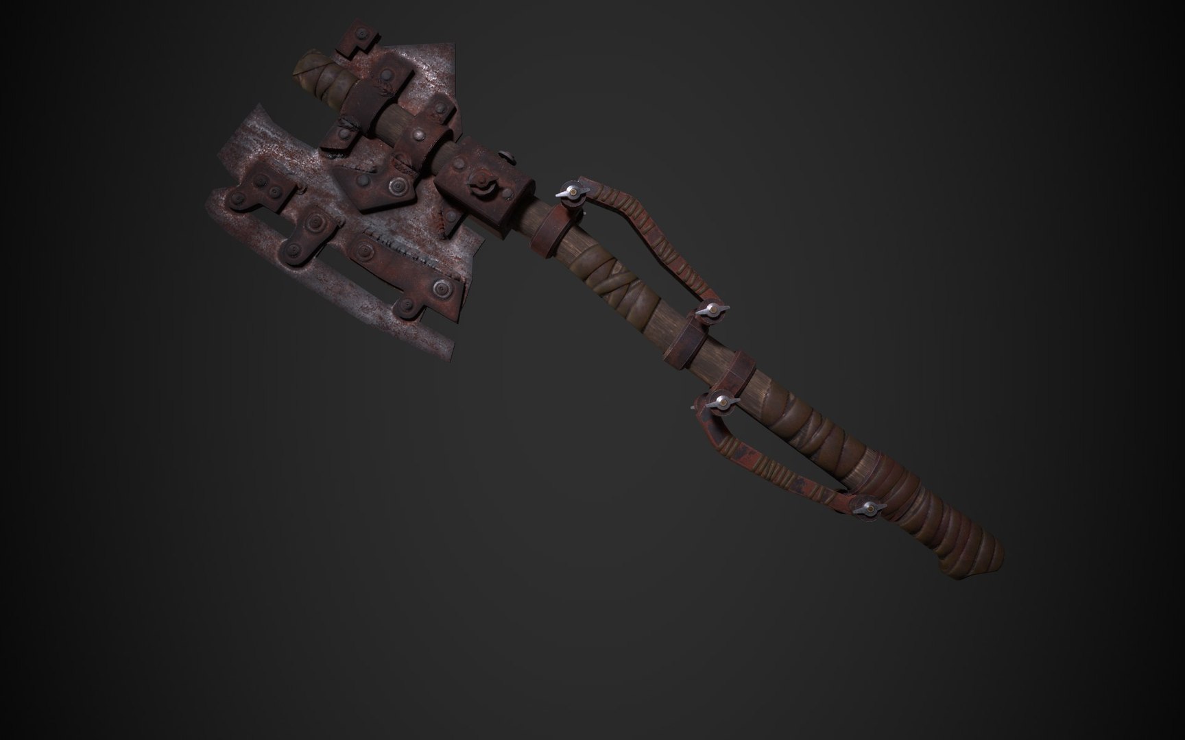 3D Model AXE For Zombie Games - TurboSquid 1968882