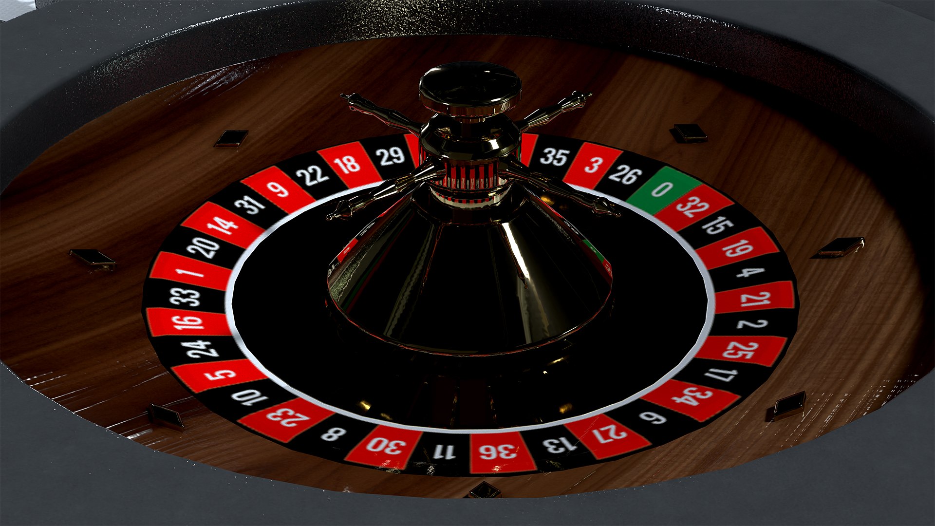 3D Roulette Table model - TurboSquid 1810507