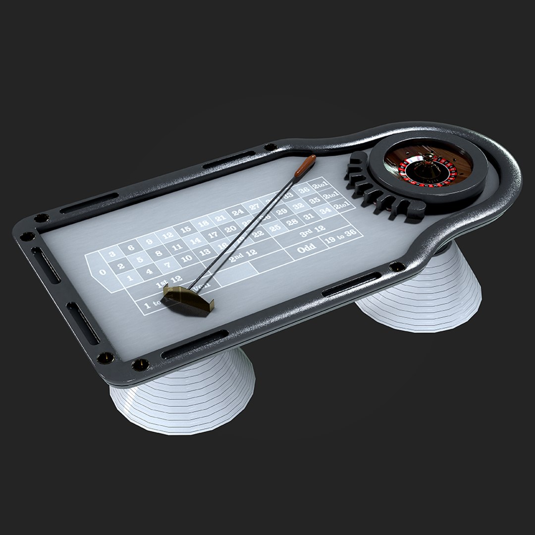 3D Roulette Table model - TurboSquid 1810507