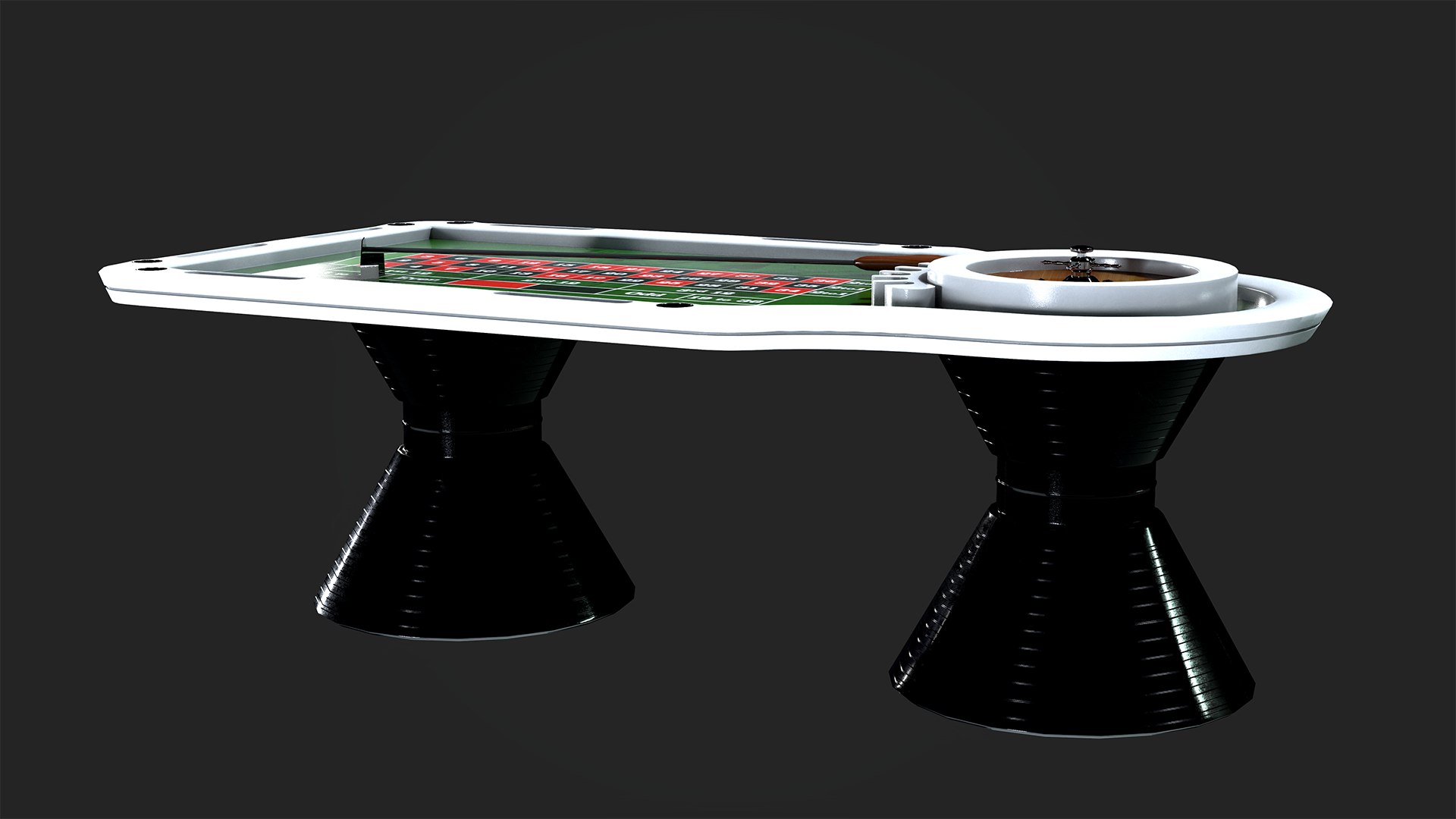 3D Roulette Table model - TurboSquid 1810507