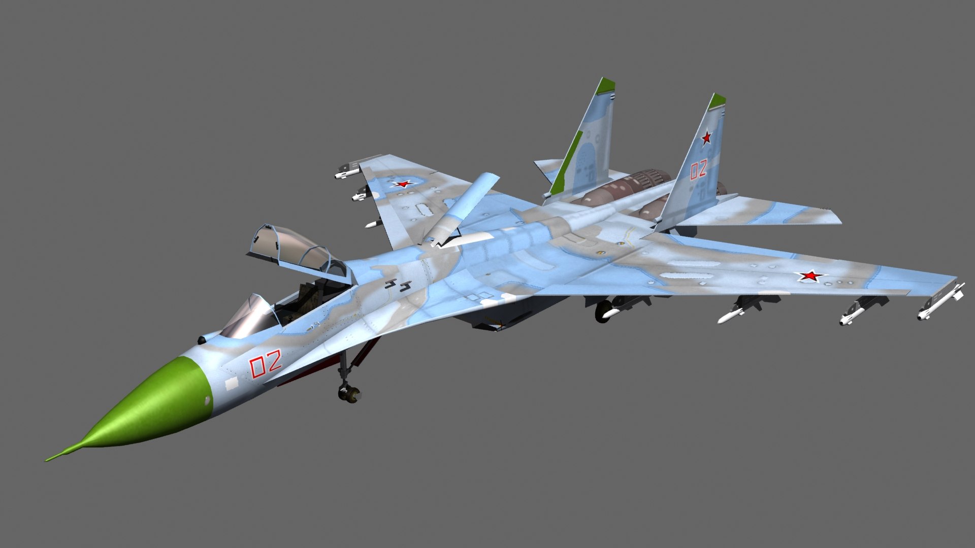 3D Sukhoi Su-27 - TurboSquid 1968253