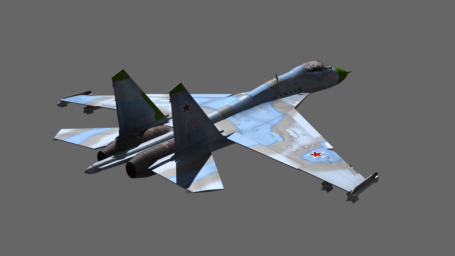 3D Sukhoi Su-27 - TurboSquid 1968253