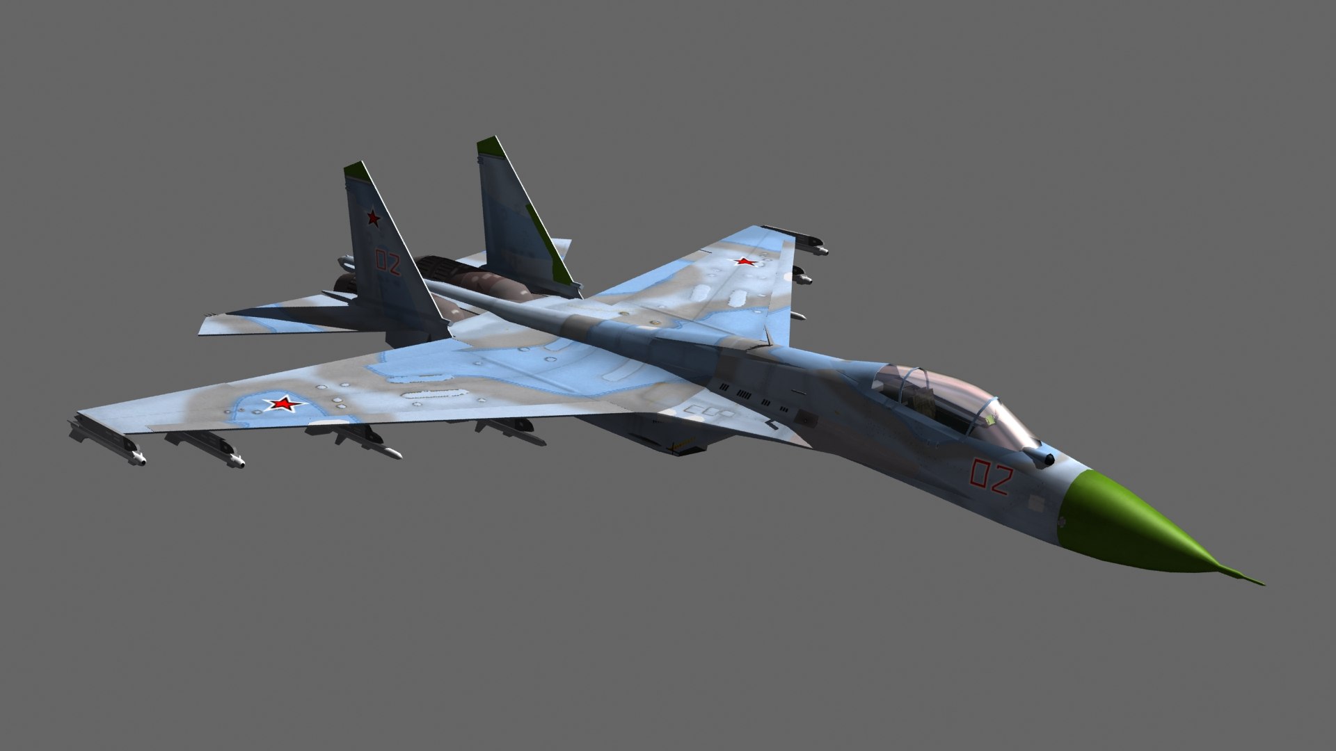 3D Sukhoi Su-27 - TurboSquid 1968253