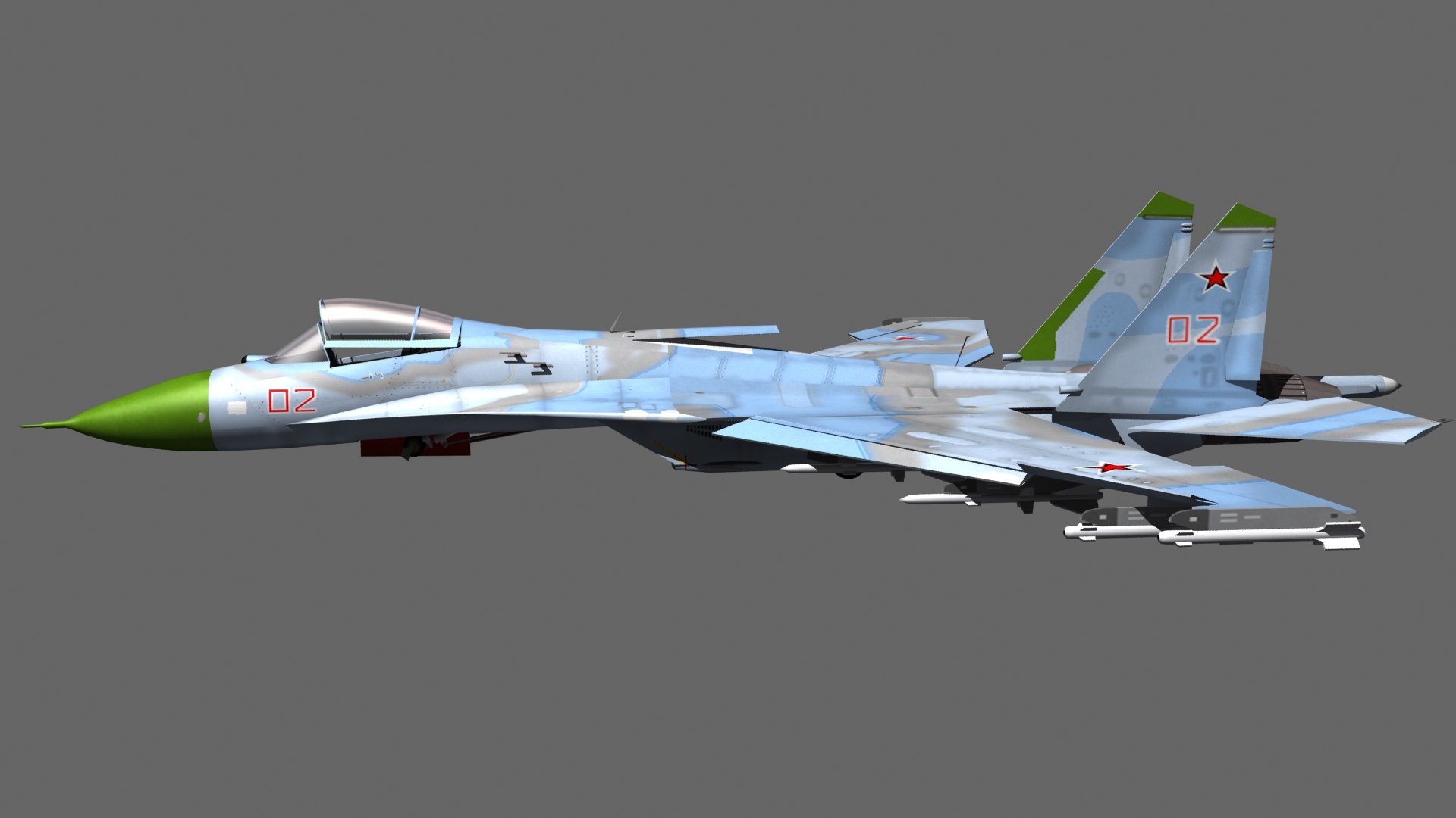 3D Sukhoi Su-27 - TurboSquid 1968253