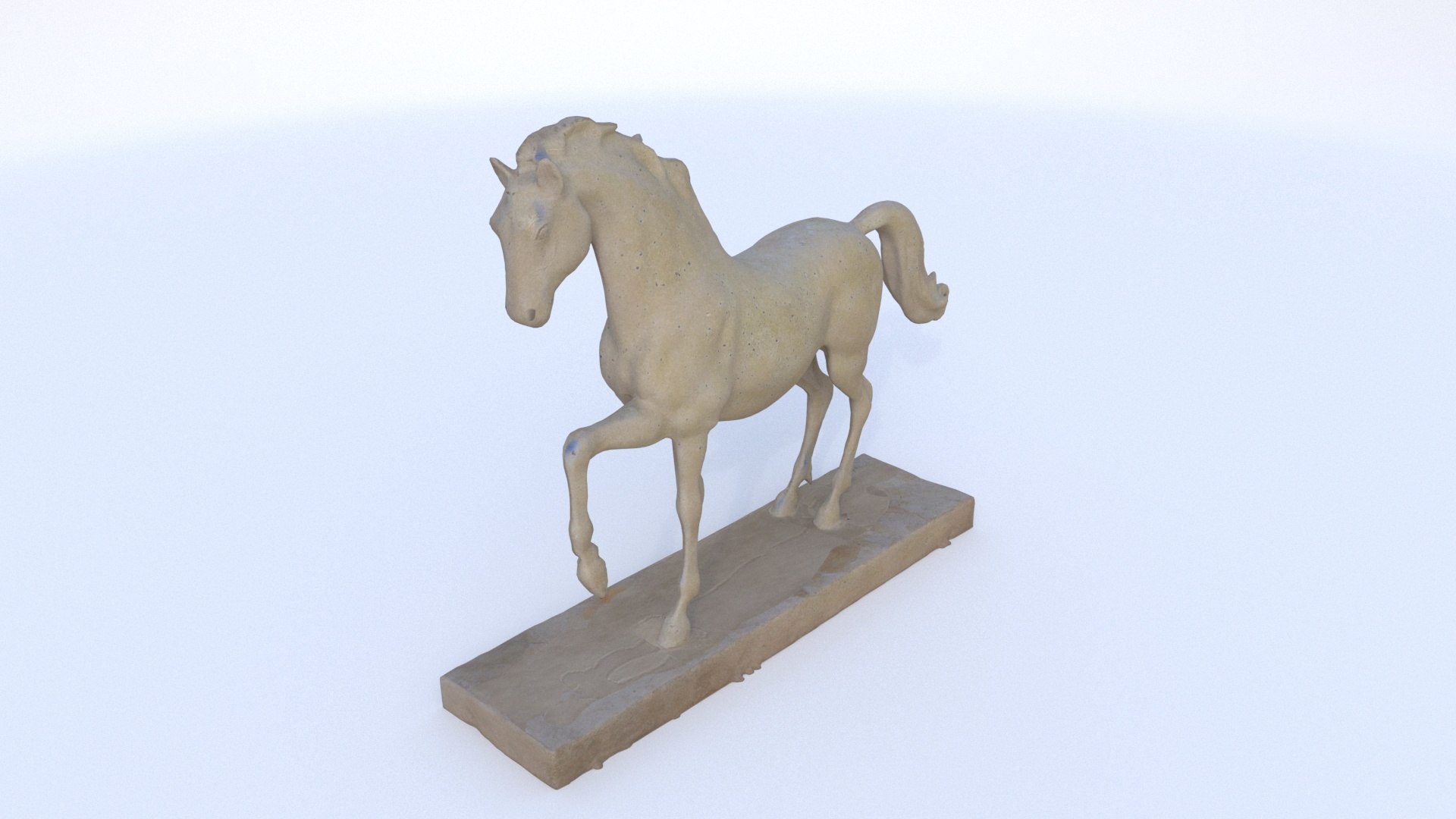 3D Horse Sculpture 4 - TurboSquid 2331538