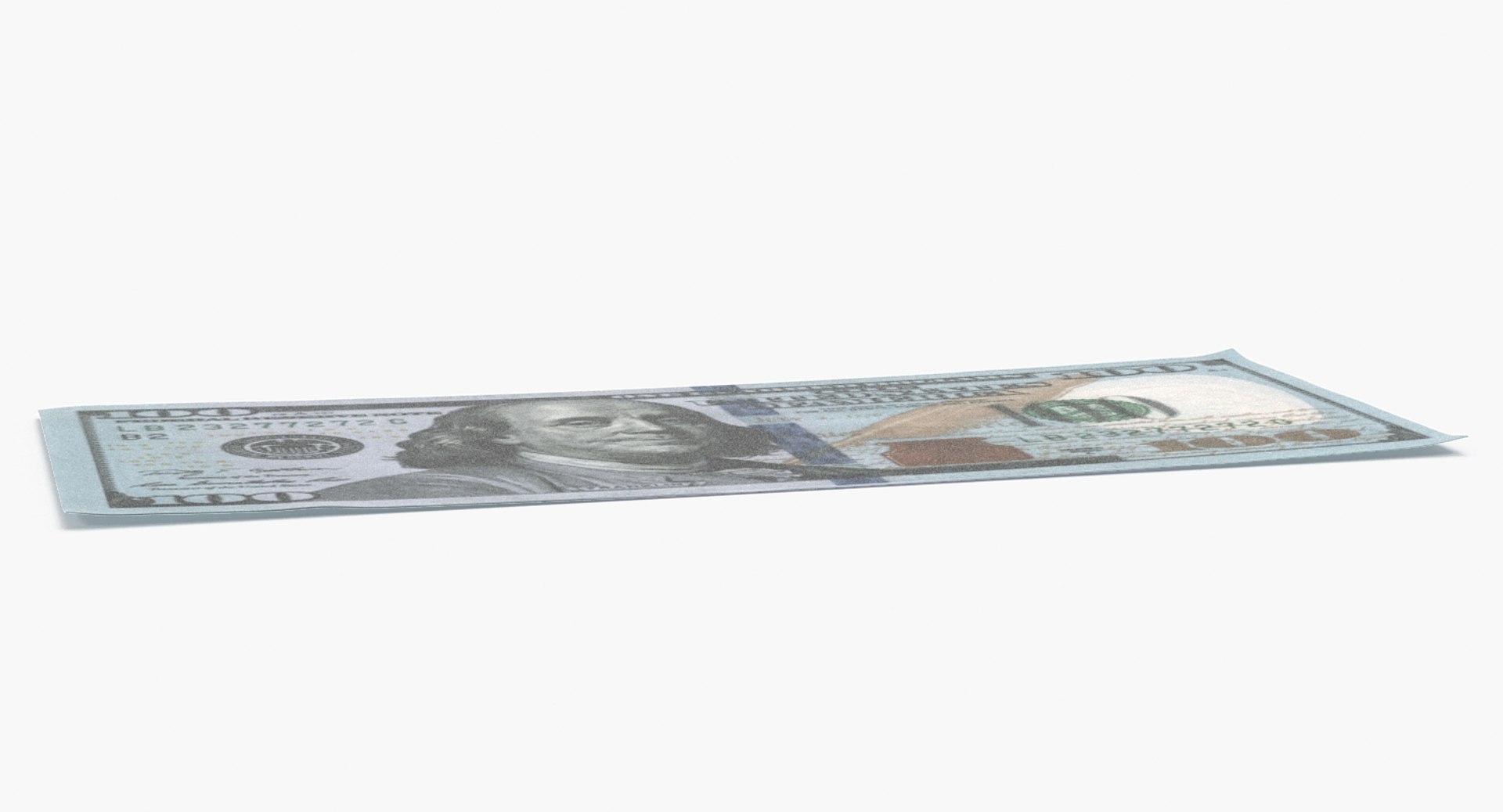 New 100 Dollar Bill 3D Model - TurboSquid 1230788