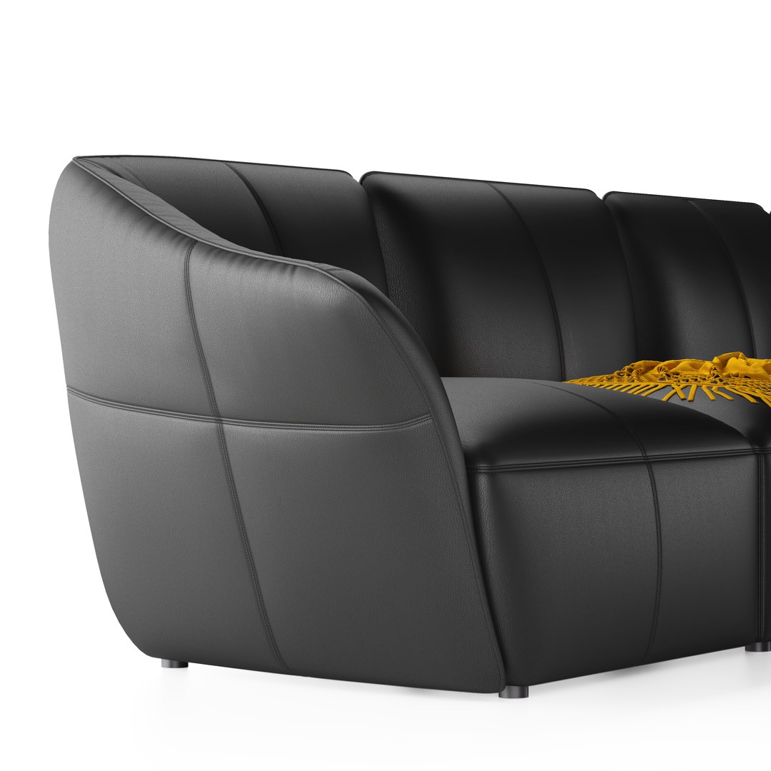 3D Sofa Natuzzi Italia TIMELESS 2 Model - TurboSquid 1813029