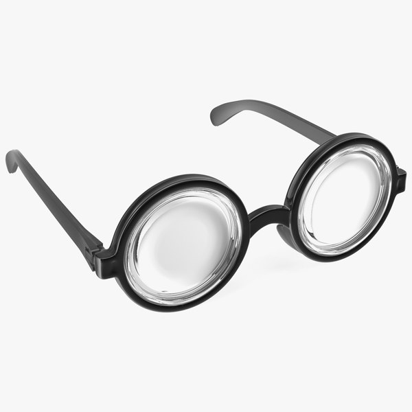 Óculos Nerd Pretos Modelo 3D - TurboSquid 1909088